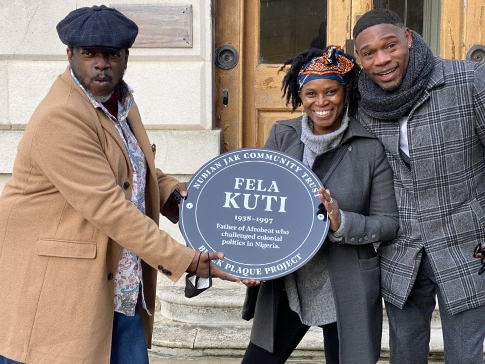 Fela Kuti Gets Memorial Plaque in London I Notjustok