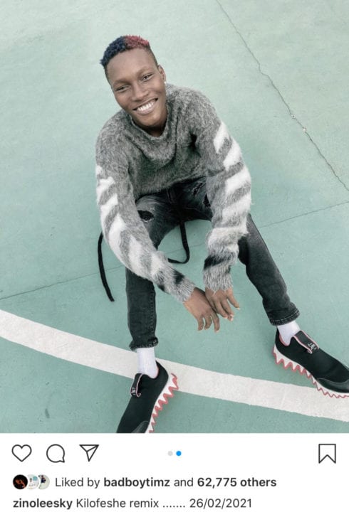Zinoleesky Set To Drop The Remix of Kilofeshe Featuring Mayorkun