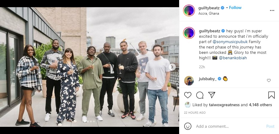 GuiltyBeatz Announces New Deal with Sony Music UK | NotjustOK