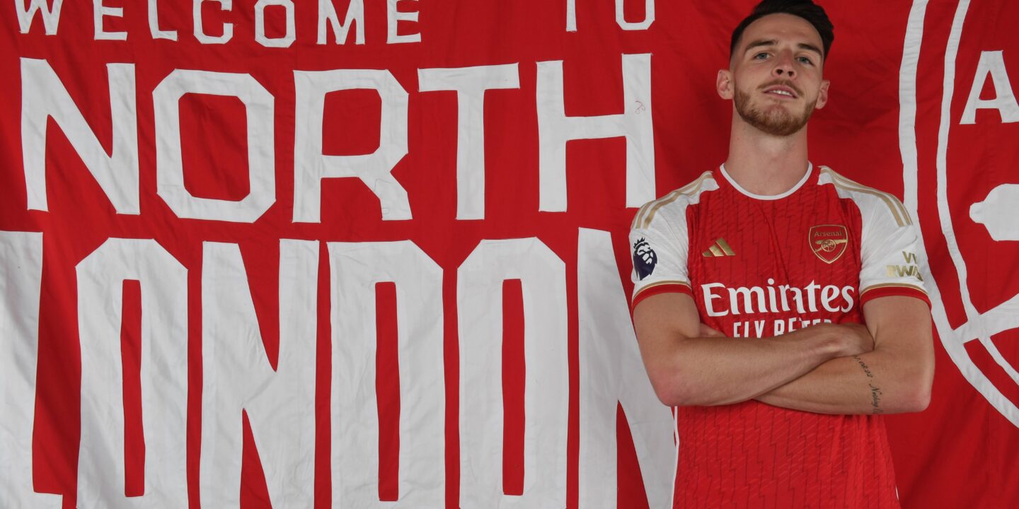 Arsenal Football Club unveils Declan Rice's Jersey number