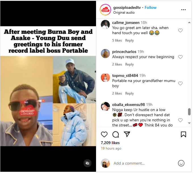 Young Duu delivers cryptic message following encounter with Asake and ...