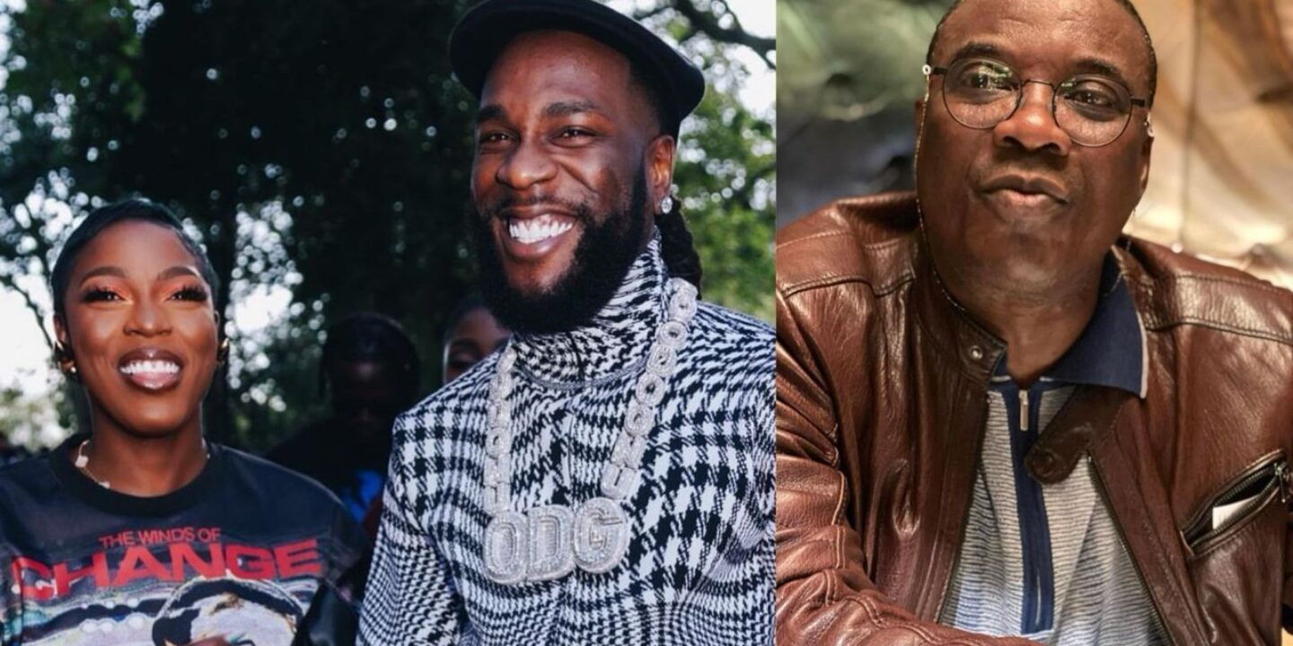 Burna Boy and family dance to KWAM 1's 'Ade Ori Okin' at Ronami's ...