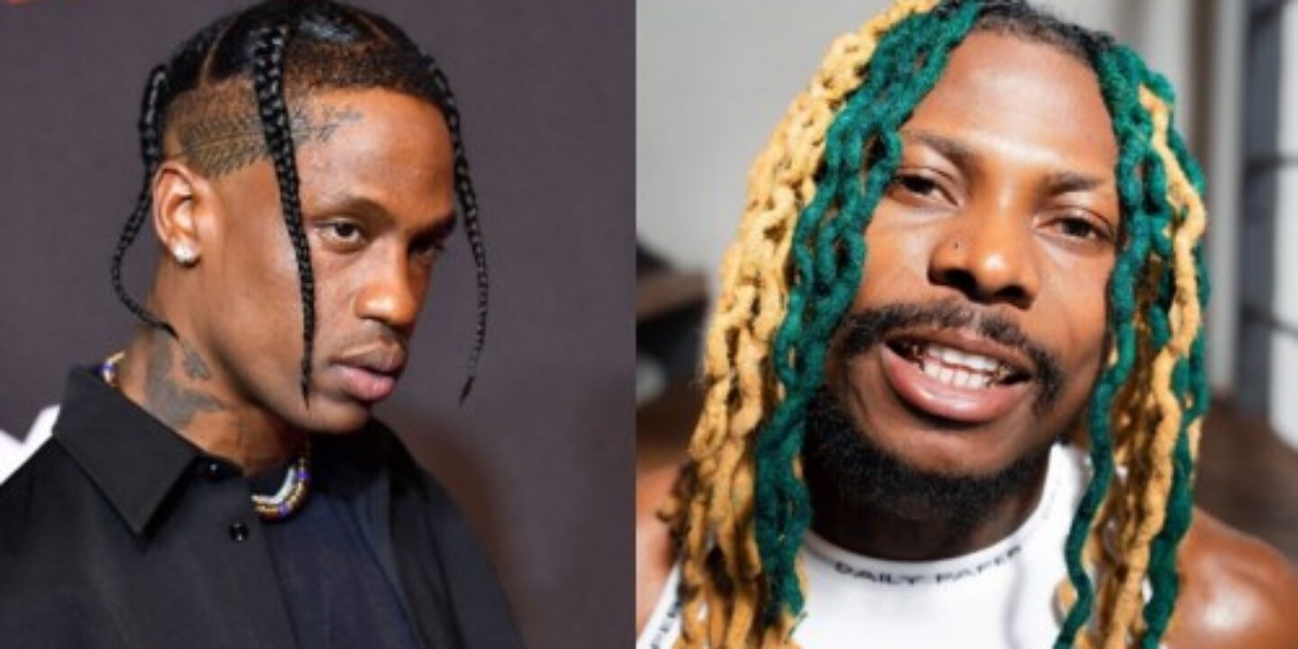 Travis Scott vibes to his Asake featured song in club | Notjustok