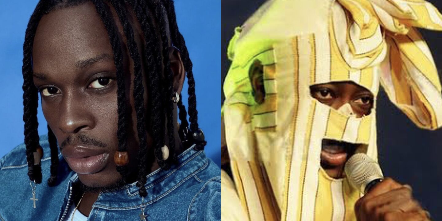 Fireboy speaks on working with Lagbaja & whether his face was revealed