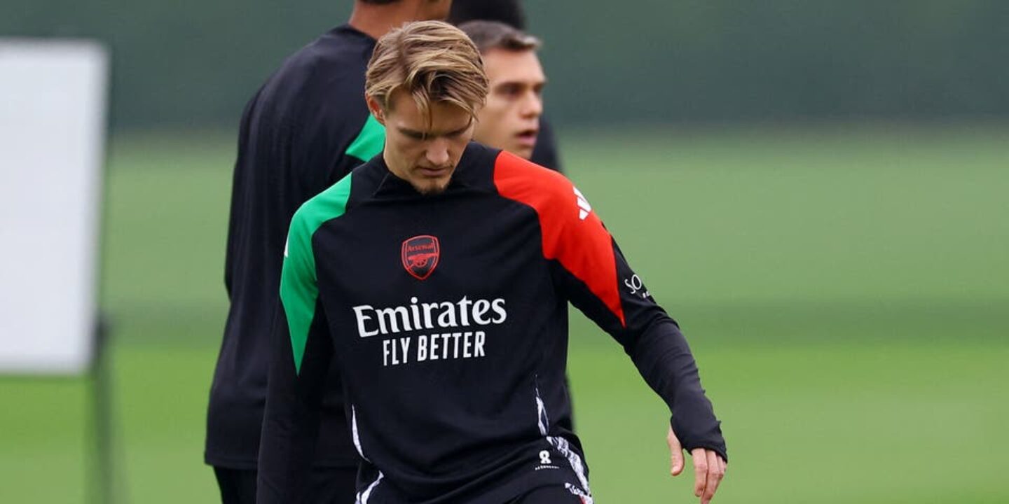 Martin Odegaard returns to training ahead of Inter Milan clash
