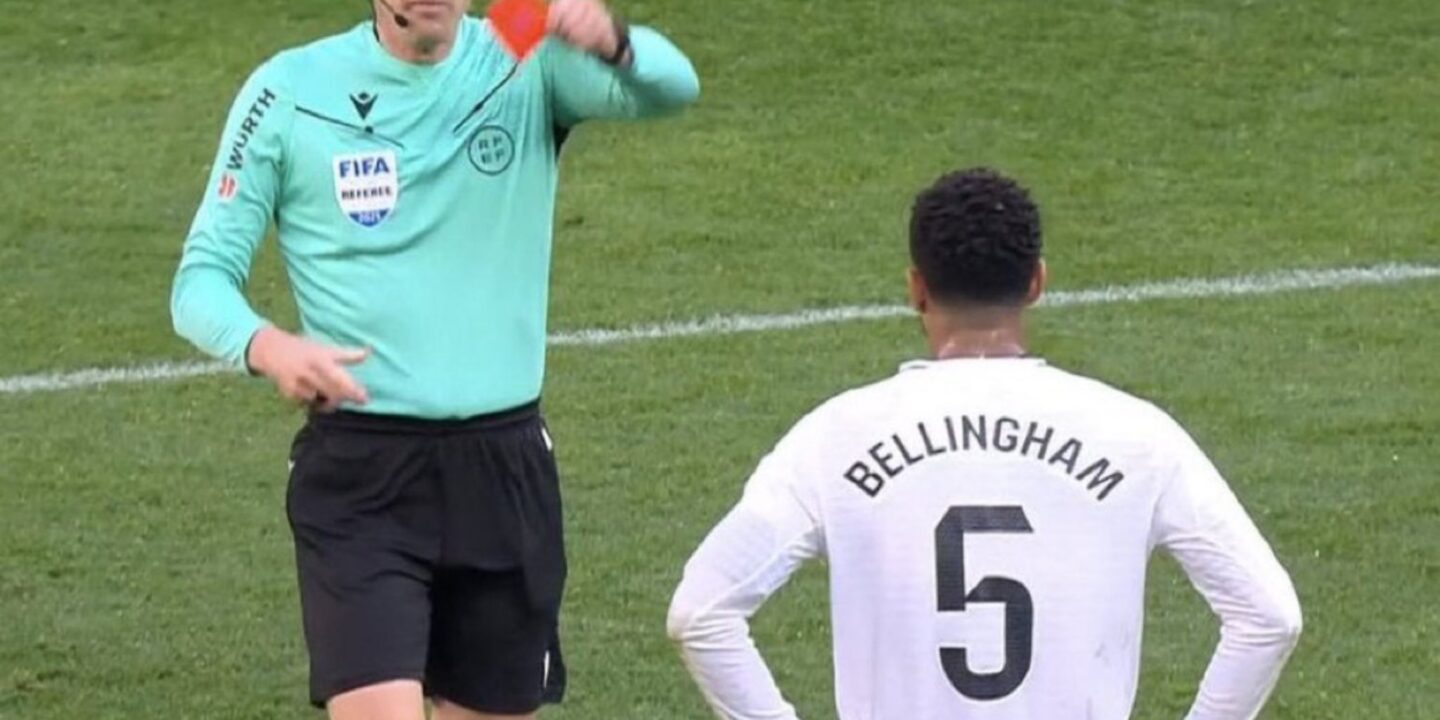 Jude Bellingham risks facing 12 match ban after referee incident